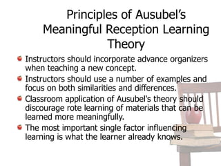 David ausubel | PPTX