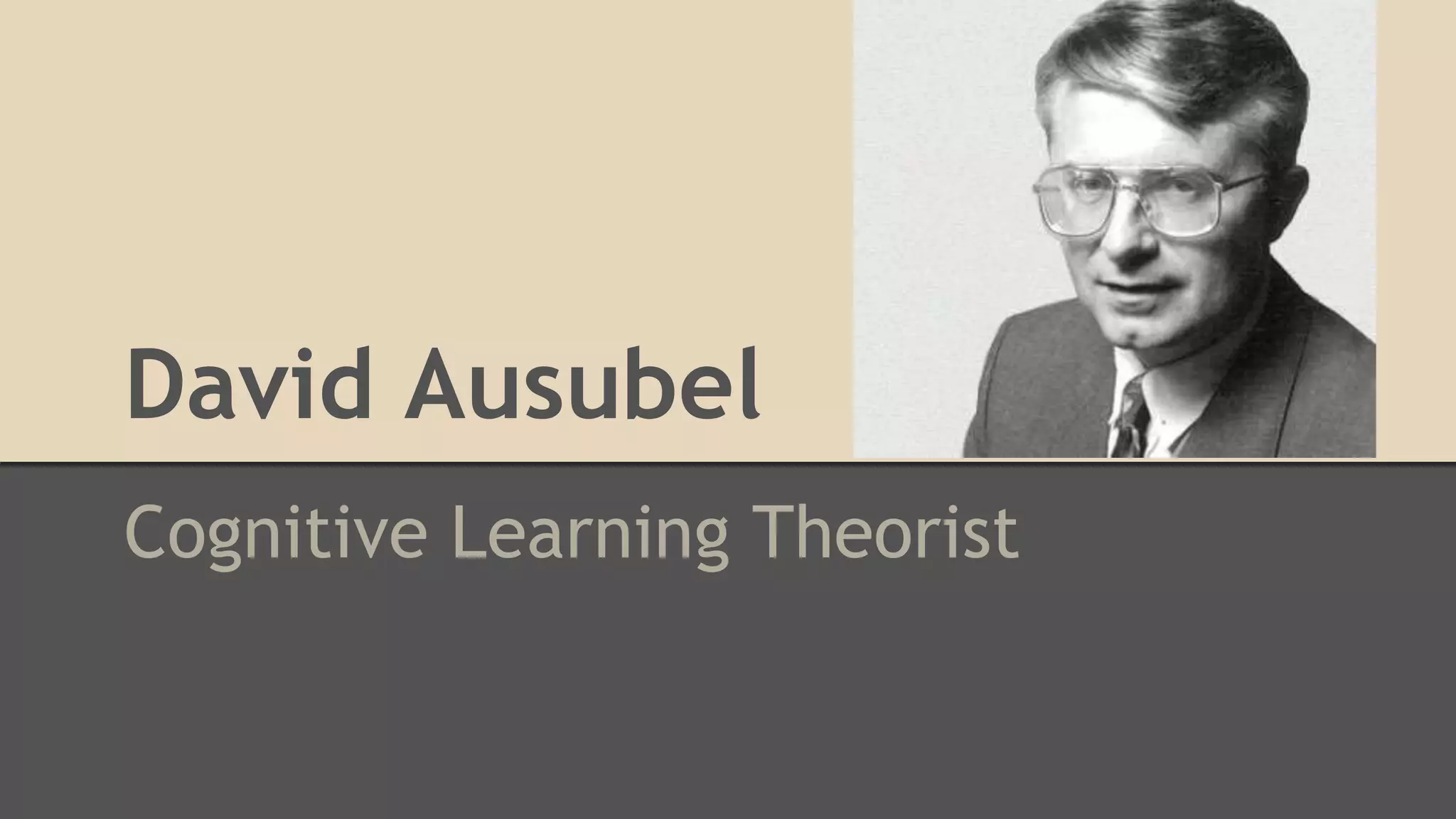 David Ausubel | PPTX