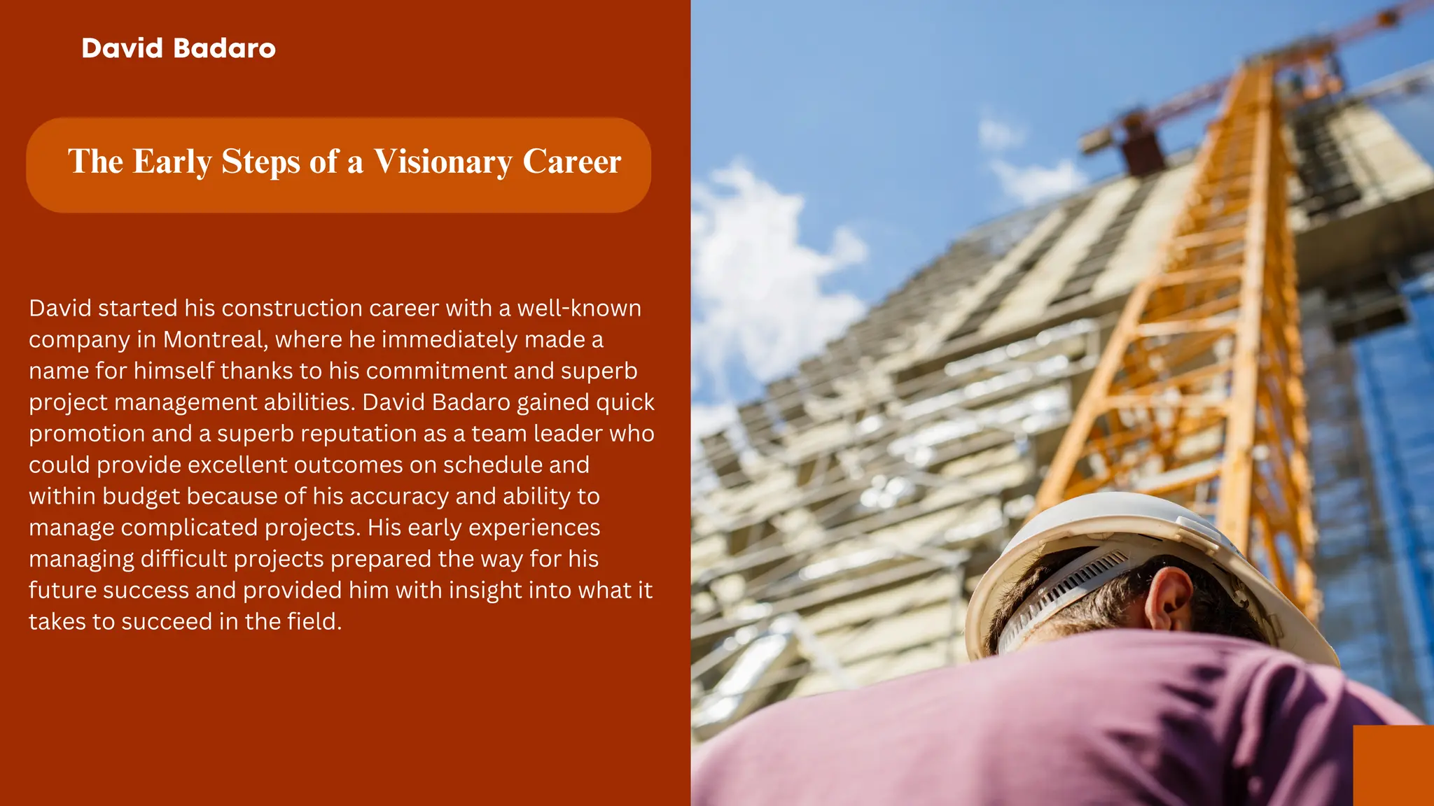 David Badaro: Innovating for Modern Communities | PDF