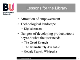 Resource Discovery - a Bournemouth Perspective | PPTX | Search | Internet