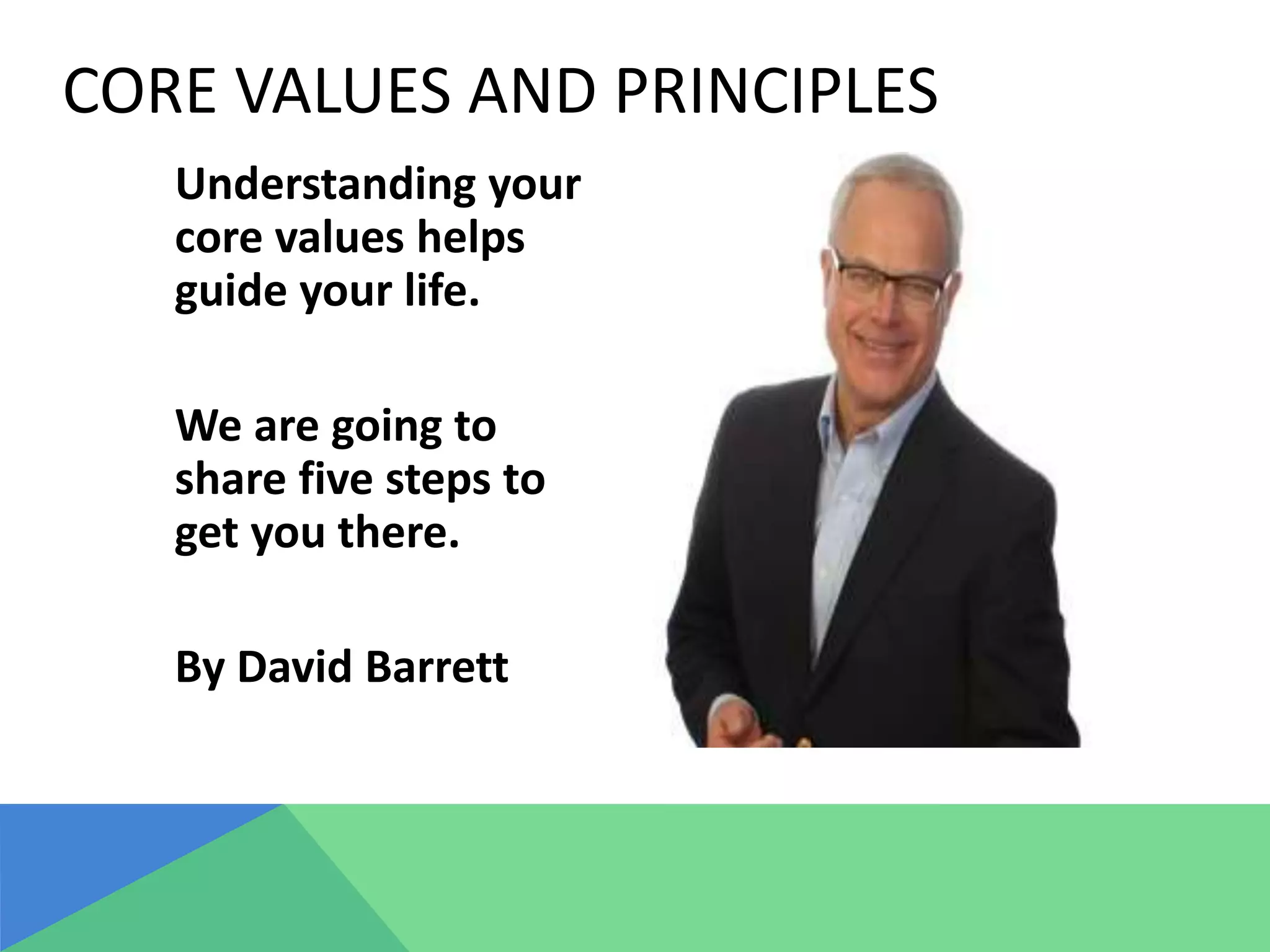 Barrett on Your Core Values | PPT