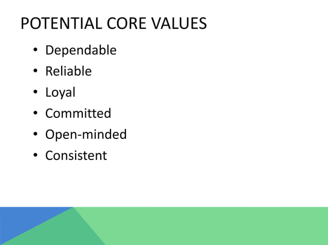 Barrett on Your Core Values | PPT