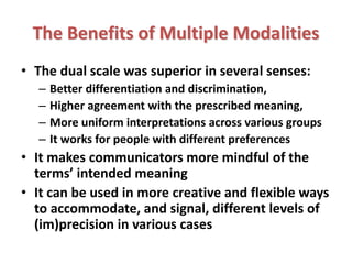 Communicating Uncertainty with Probability Phrases | PPTX