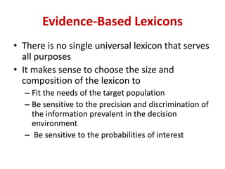 Communicating Uncertainty with Probability Phrases | PPTX