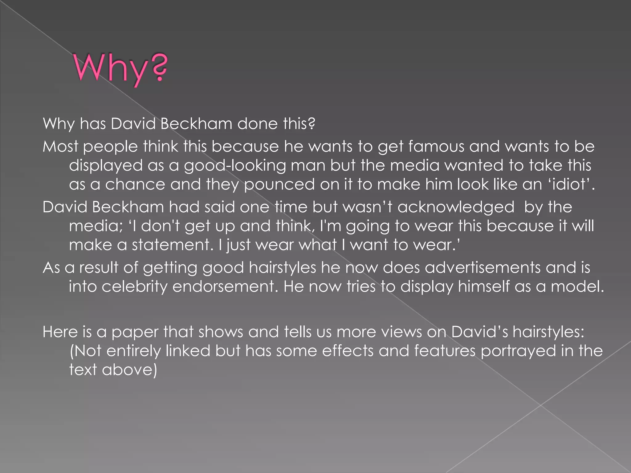 David beckham | PPT