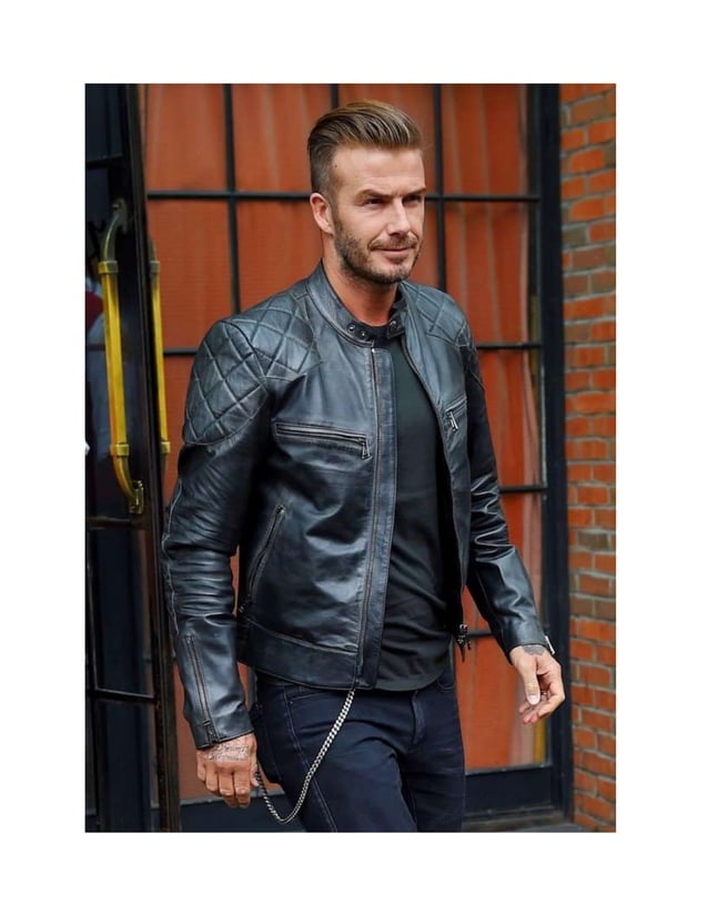 David beckham leather jacket -hensheleather.com