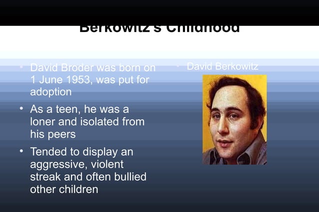 David Berkowitz | PPT