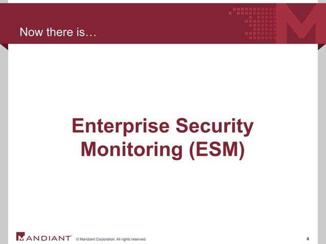 David Bianco - Enterprise Security Monitoring | PPT