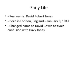 David Bowie B1 Cultural Lesson and his life.pptx