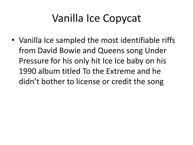 David bowie, queen and vanilla ice | PPT | Free Download