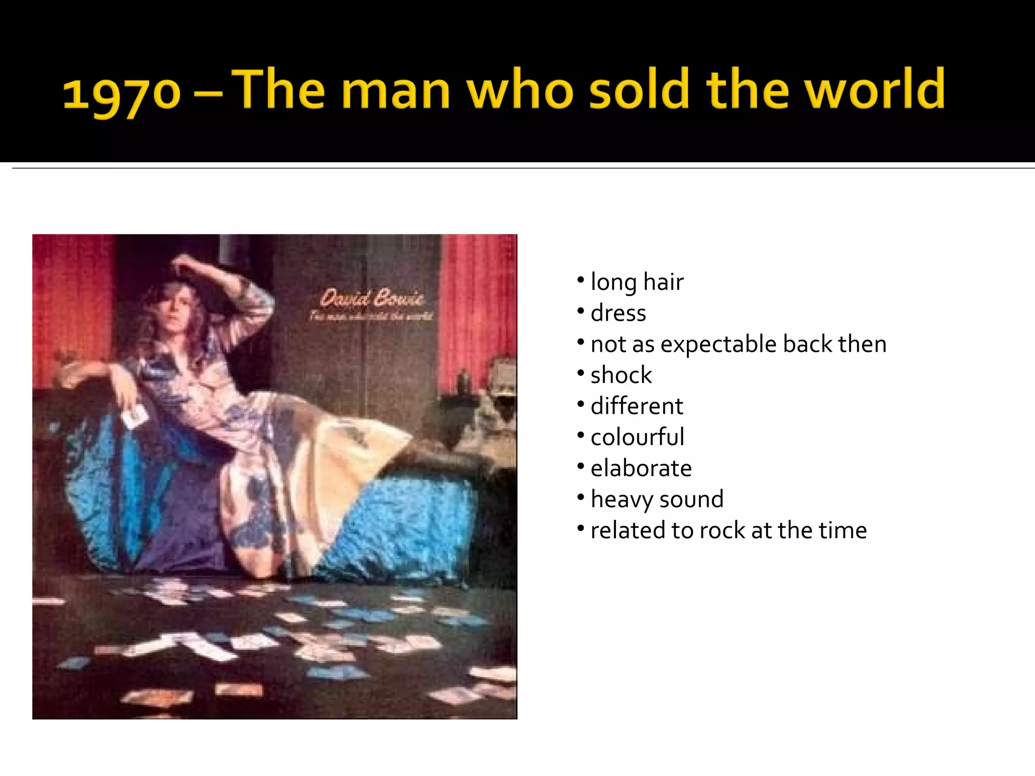 David Bowie The 70s Presentation | PPT