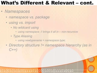 David buksbaum a-briefintroductiontocsharp | PPT