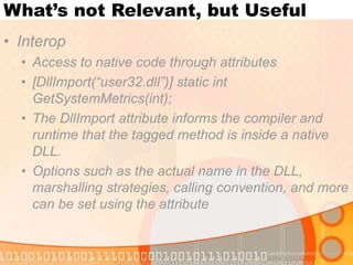 David buksbaum a-briefintroductiontocsharp | PPT