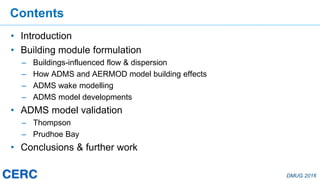 DMUG 2016 - David Carruthers, CERC | PPT