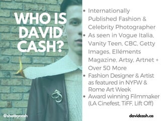 David cash influencer publications deck 2019 david cash studios | PDF ...