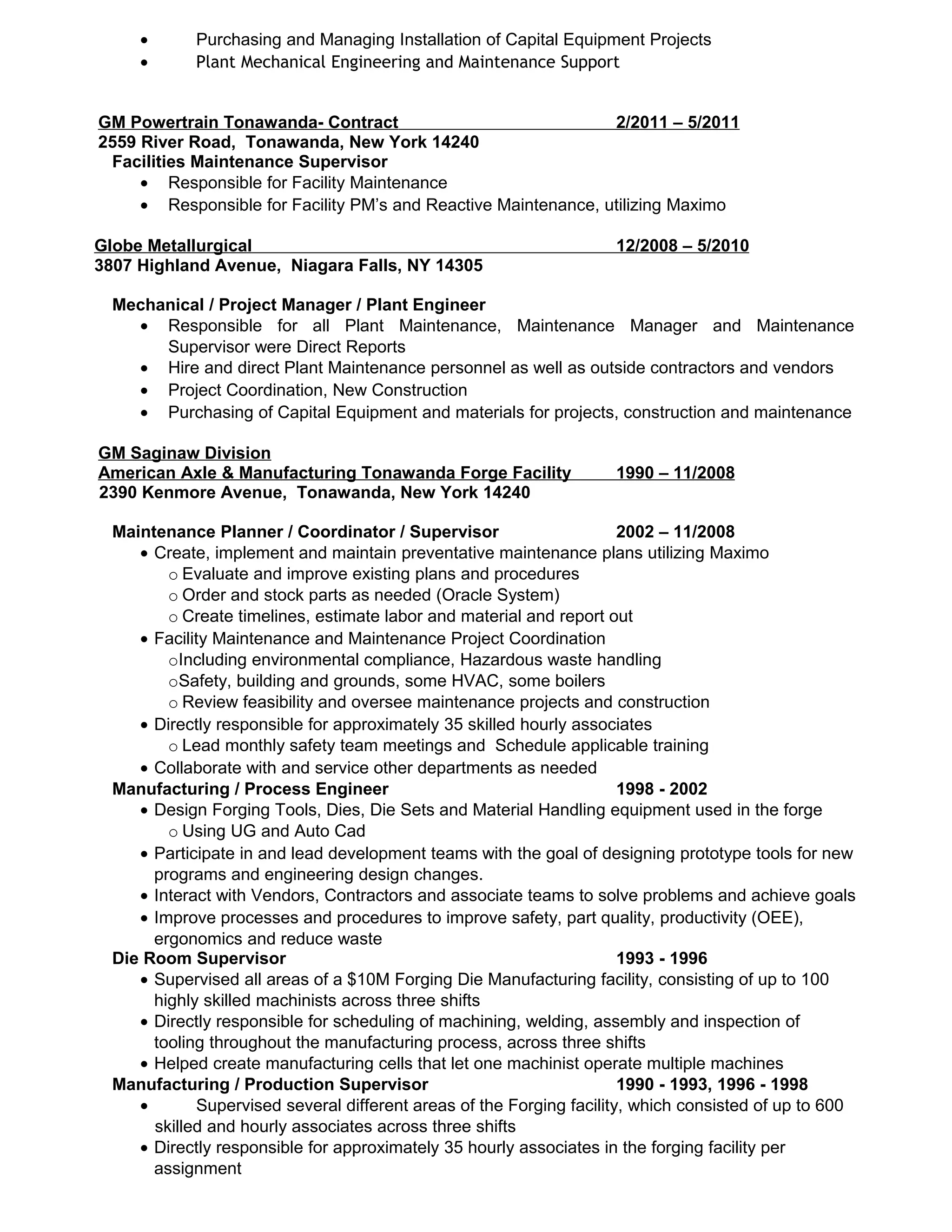 David c brooks resume 06 2018 | PDF