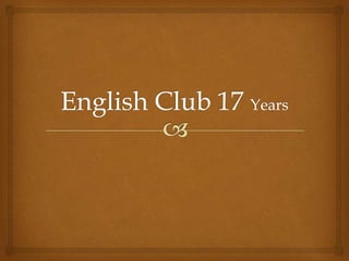 How to use English Club | PPT