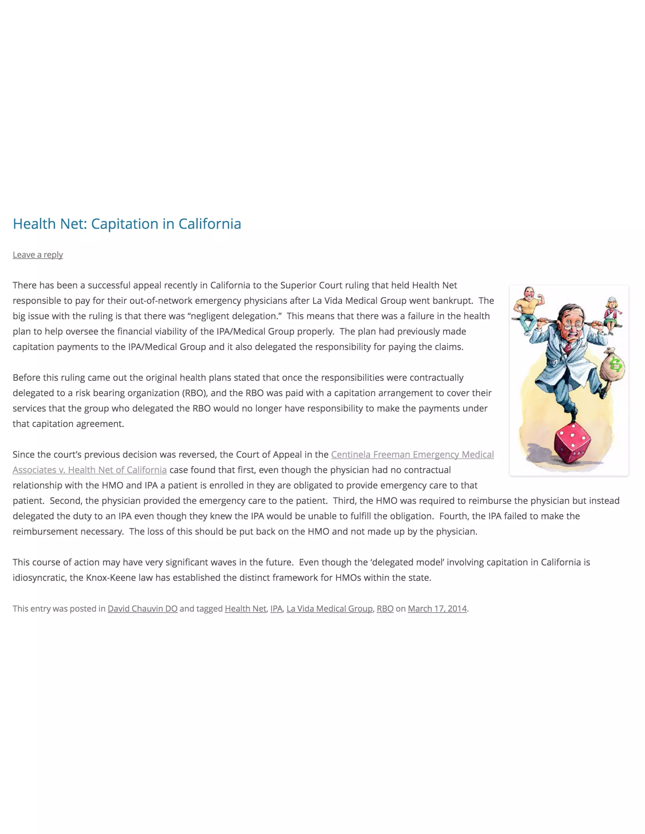 Health Net Capitation | PDF