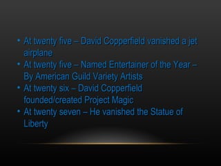 David copperfield | PPT