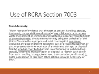 Cozad, David, U.S. EPA Region 7, Compliance and Enforcment Update, at ...