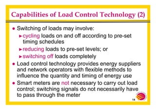 Smart Metering, Load Control and Customer Behaviour – Task 15 - IEA DSM ...