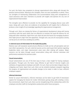 David dehaven - developing leadership style for an effective outcome | PDF