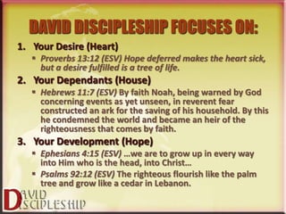David discipleship-Laying the Foundation | PPTX
