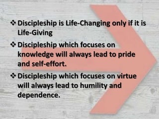 David discipleship-Laying the foundation pt 2 | PPT
