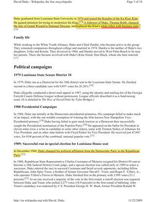DAVID DUKE (Ku Klux Klan) | PDF
