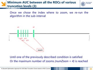 A Discrete Optimization Approach for SVD Best Truncation Choice based ...