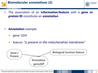 A Discrete Optimization Approach for SVD Best Truncation Choice based on ROC Curves | PDF