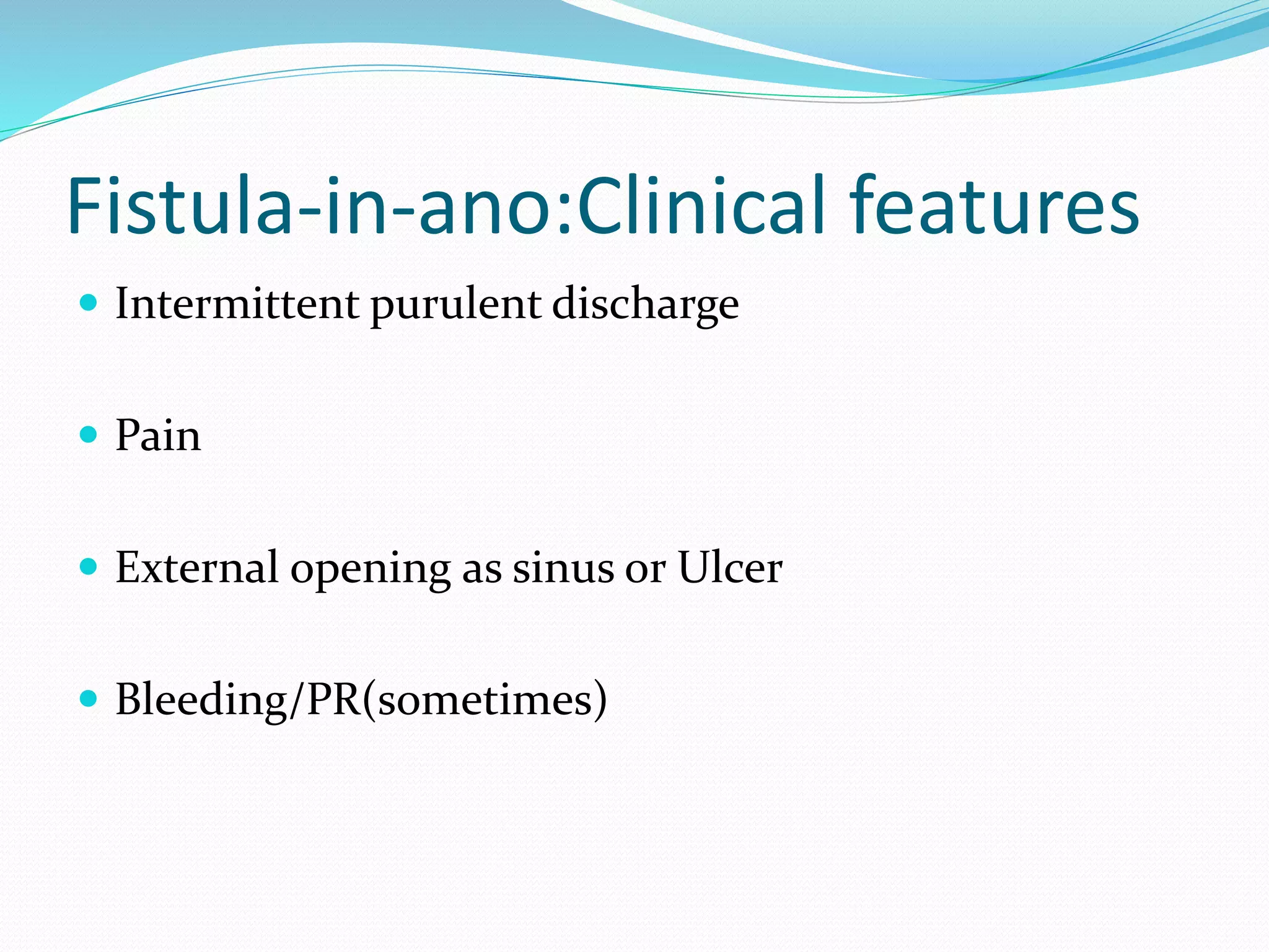 Anal fistula AND Anal fissure | PPTX