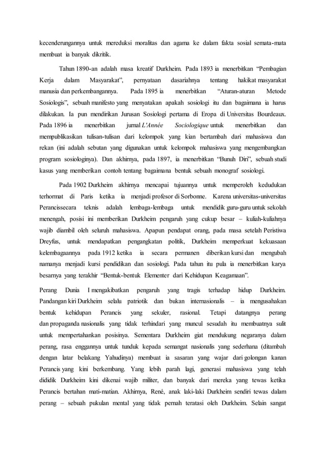 David emile durkheim | DOCX