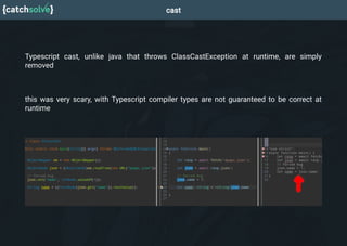 SFScon 21 - Davide Montesin - Typescript vs. Java | PPT