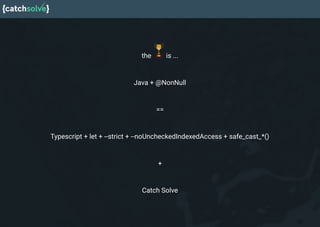 SFScon 21 - Davide Montesin - Typescript vs. Java | PPT