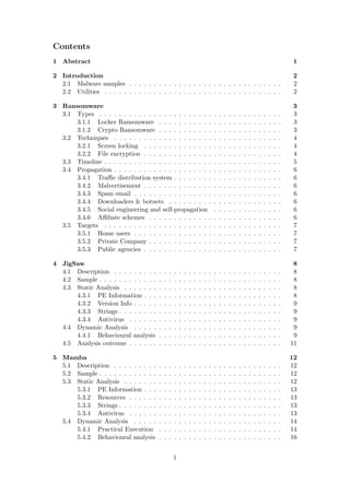 Malware Analysis: Ransomware | PDF