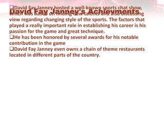 David Fay Janney | PPT