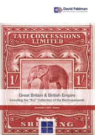 David Feldman Great Britain & British Empire Stamp Auction | PDF