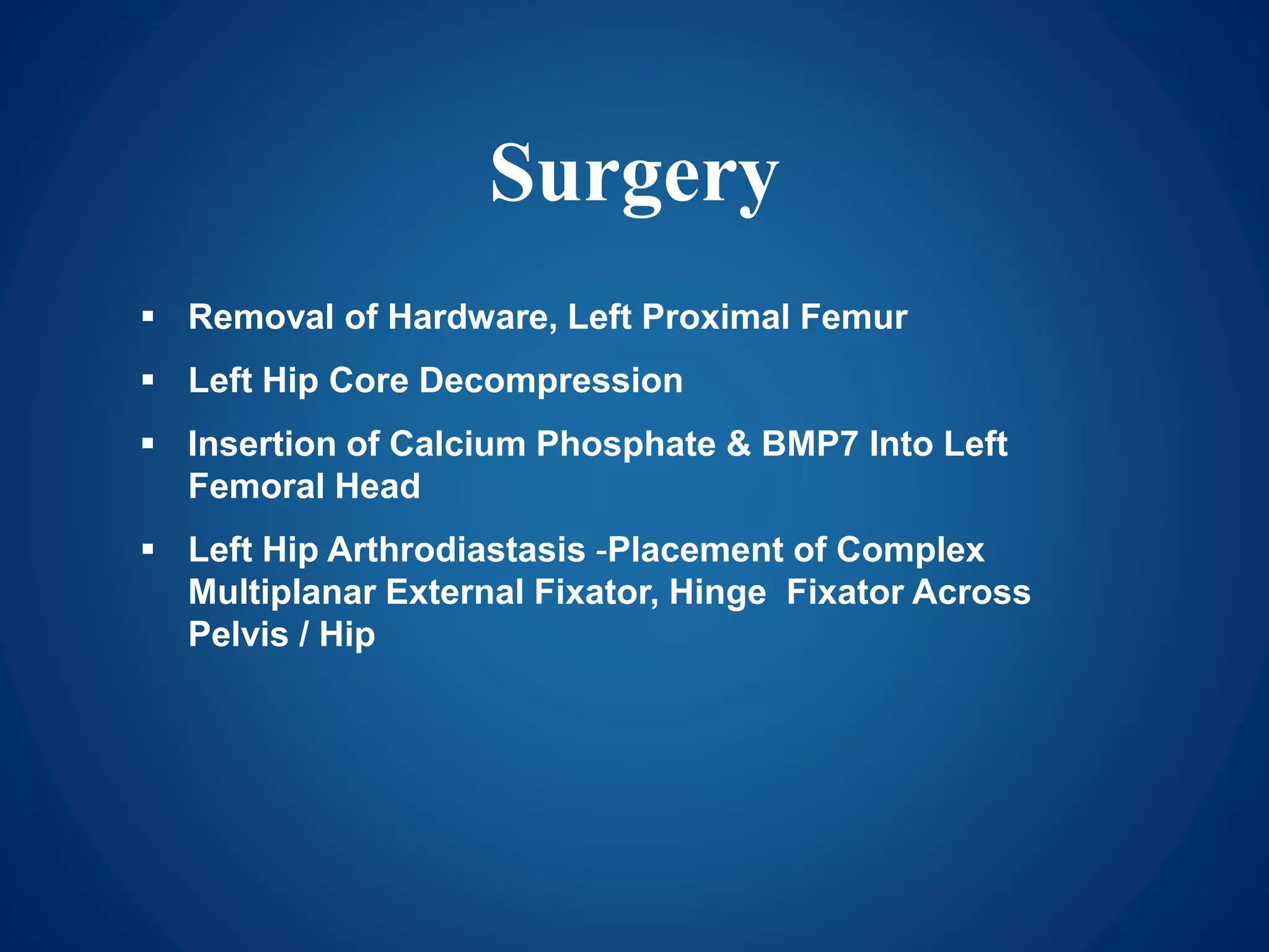 David: Femoral Neck Fracture with Avascular Necrosis of the Hip Case ...