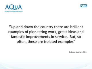 David Fillingham: Advancing Quality | PDF | Heart and Cardiovascular ...