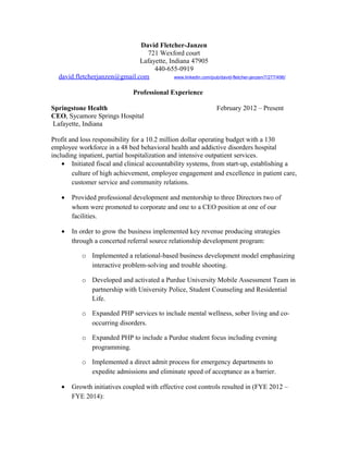 David Fletcher Janzen 2016 | DOC