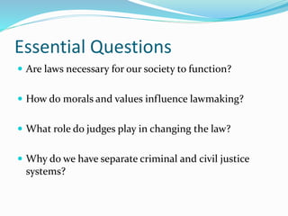 David Ford Avon CT | Importance of Laws and Morals | PPT