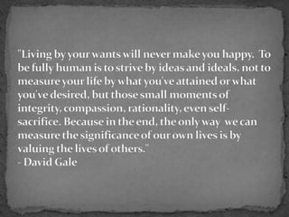 The Life of David Gale | PPTX