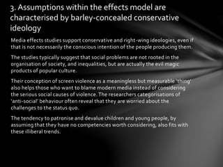 David gauntlett’s ’10 things wrong with the media 'effects' model | PPTX