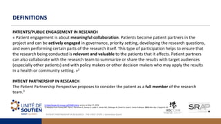 Patient Partnership in research | PDF