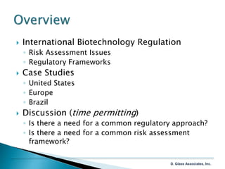 Challenges and Opportunities in Industrial Biotech Regulation | PPTX