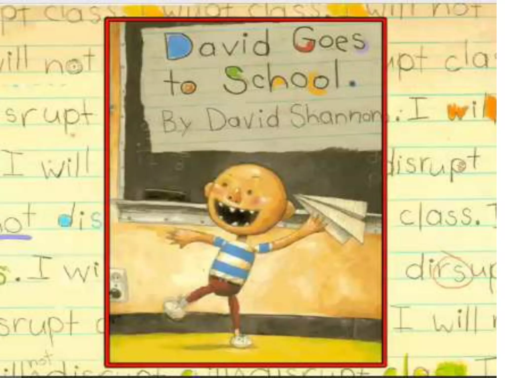 David goes to school | PPTX