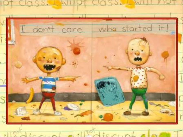 David goes to school