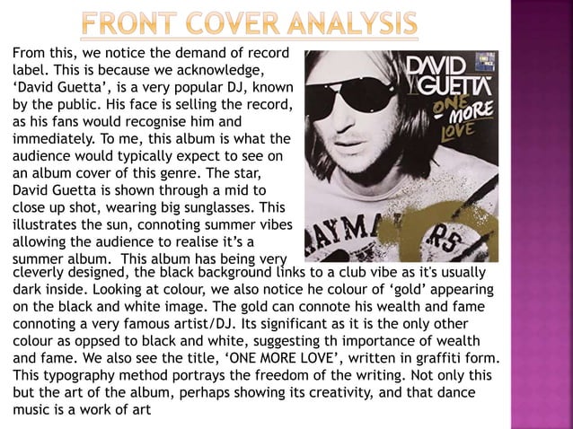 David guetta 'one more love' digipack | PPT