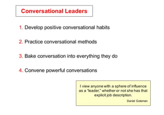 An Introduction to Conversational Leadership | PDF